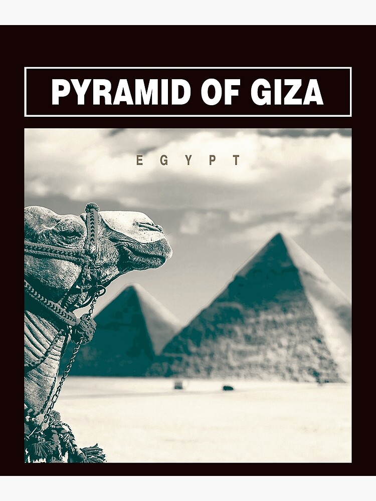 "Pyramid of Giza Egypt" Poster for Sale by pcapiral | Redbubble