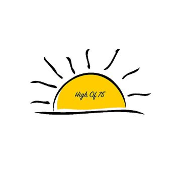 "Relient K: Sunny With a High Of 75" Essential T-Shirt for Sale by ...
