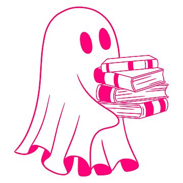 "Book reading sheet ghost" Sticker for Sale by KWZCreates | Redbubble