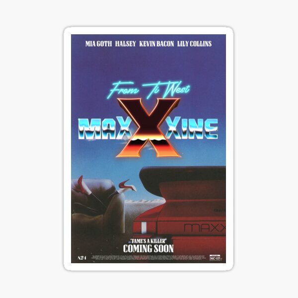 "MAXXXINE " Sticker for Sale by CULT OF FILM | Redbubble