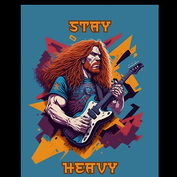 "Stay Heavy" Sticker for Sale by AMZdesign | Redbubble
