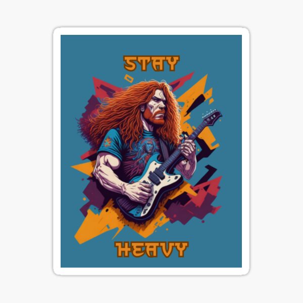 "Stay Heavy" Sticker for Sale by AMZdesign | Redbubble