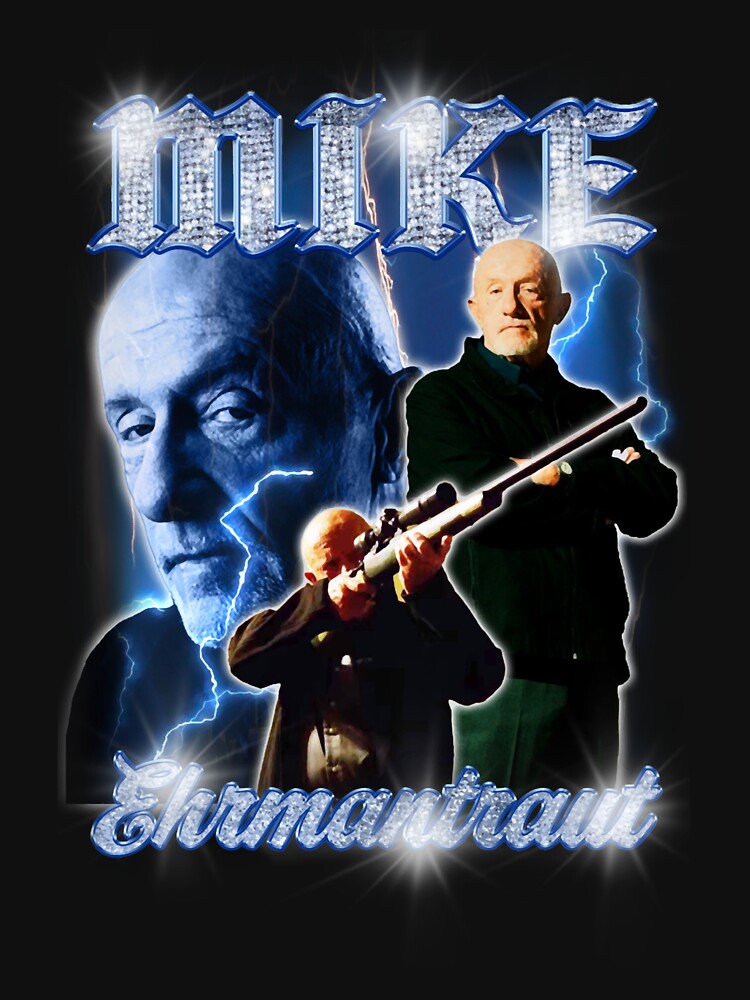 "Mike Ehrmantraut Breaking Bad Vintage 90's Retro Bootleg" Essential T ...