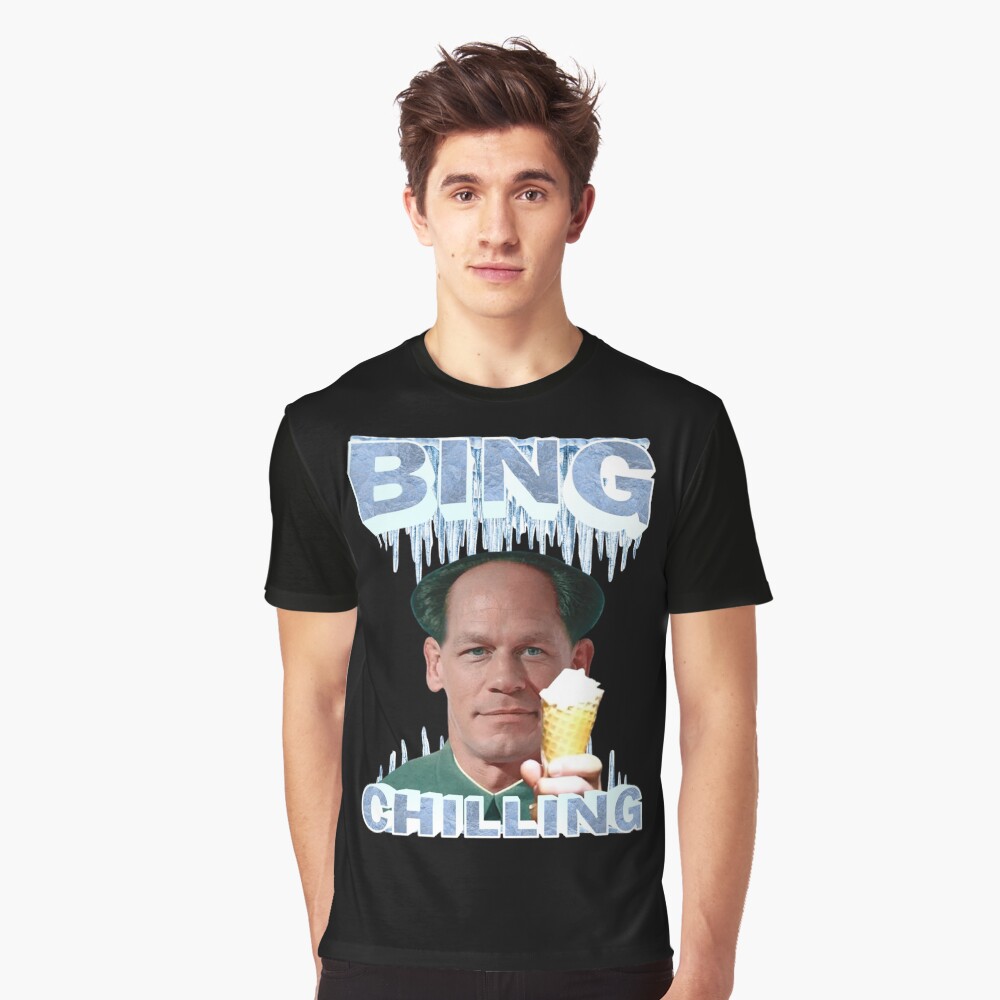 "John Cena Bing chilling" Sticker for Sale by KelsiSkiles | Redbubble