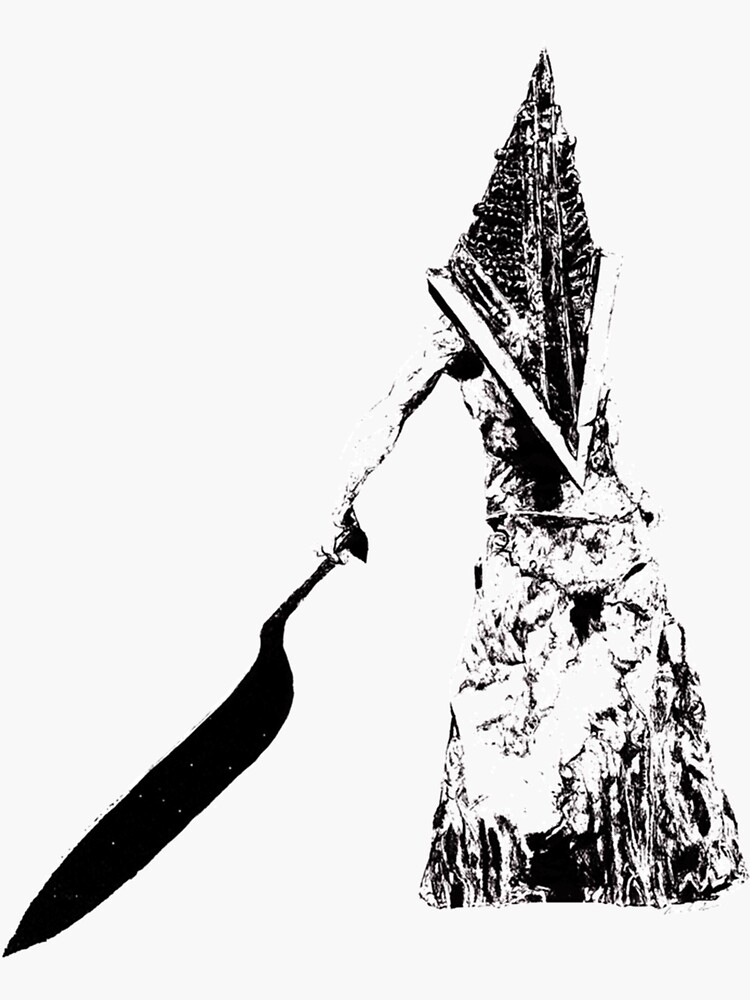 "Silent Hill Pyramid Head" Sticker by BertholdHohmann | Redbubble