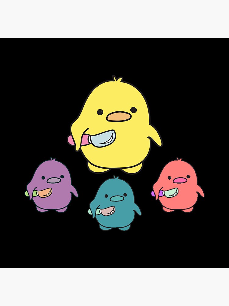 "Psycho Killer Ducks - Four Killer Chicks" Sticker for Sale by ...