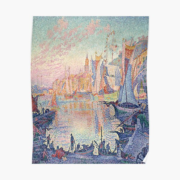 "The Port of Saint-Tropez-Paul Signac" Poster for Sale by LexBauer ...