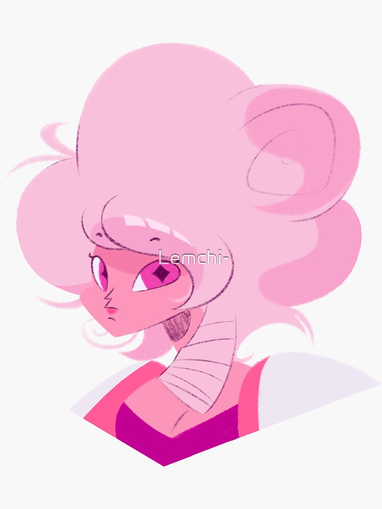 "pink diamond " Sticker for Sale by Lemchi- | Redbubble