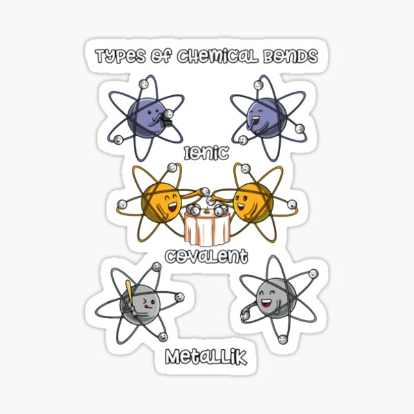 "Funny Science Chemistry T Shirts Gifts-Types of Chemical Bonds for ...