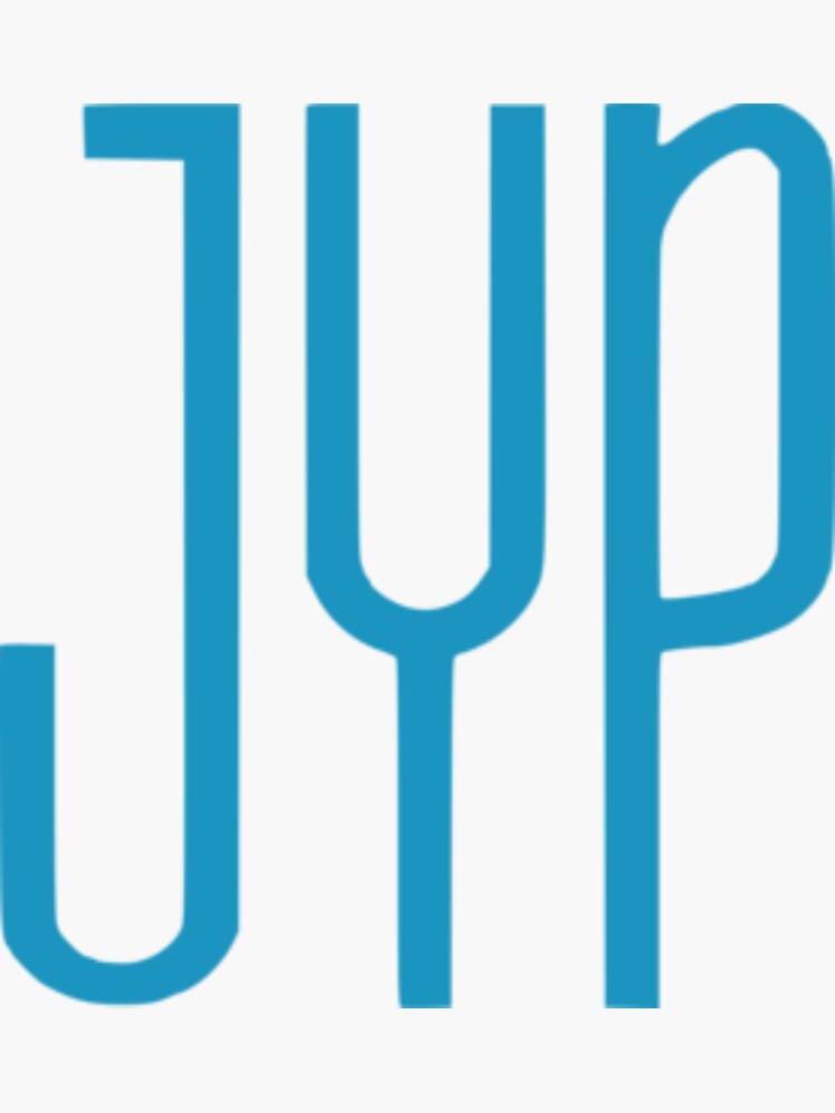 "JYP Entertainment Logo" Sticker for Sale by xiangfeng | Redbubble
