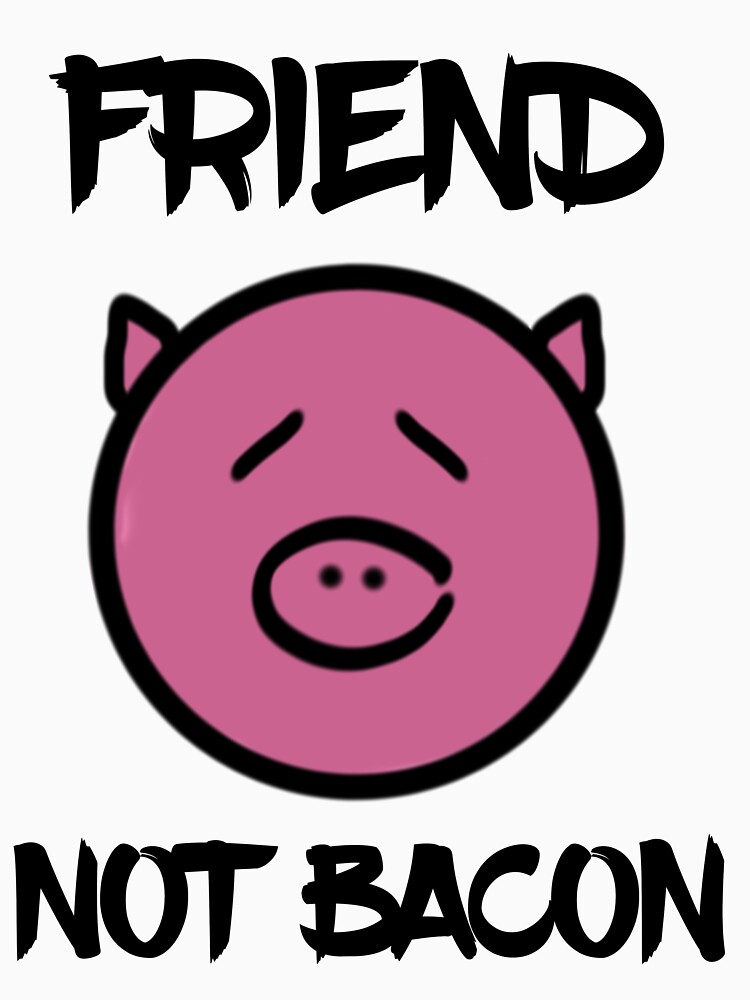 "pig friend not bacon vegan" Pullover Hoodie for Sale by child-of-oak ...