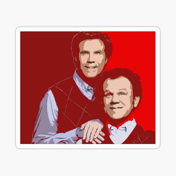 "Will Ferrell and John c Reilly" Sticker for Sale by oryan80 | Redbubble