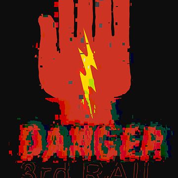 "DANGER THIRD RAIL" Sticker for Sale by Benjamin Atmore | Redbubble