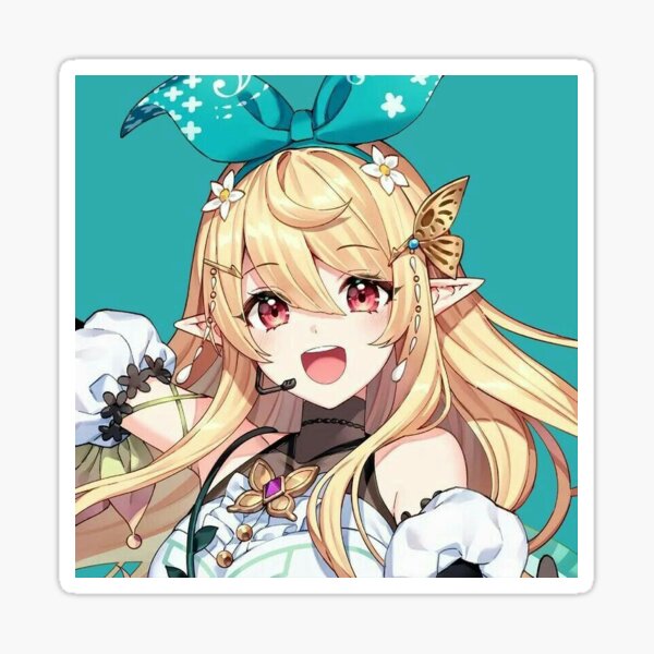 "Pomu Rainpuff by Nijisanji en" Sticker by mia-igg | Redbubble