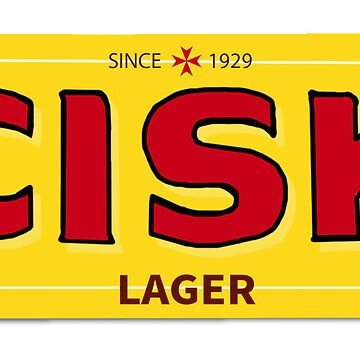 "Cisk Maltese Beer" Sticker for Sale by atms6 | Redbubble