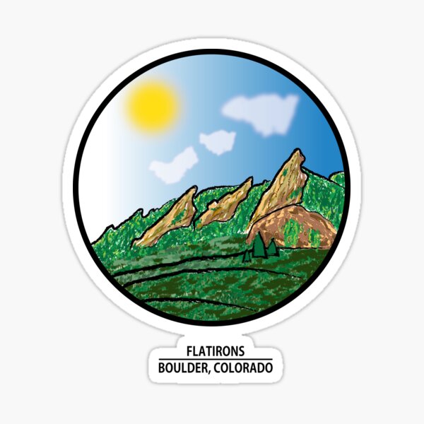 Flatirons Stickers | Redbubble