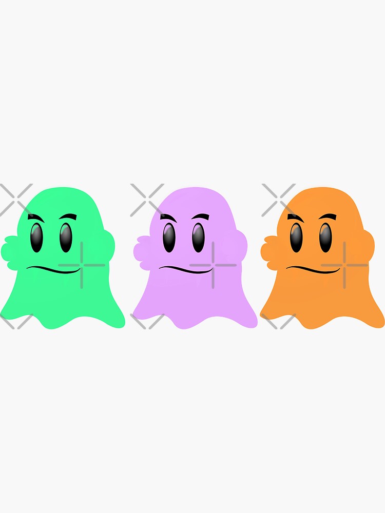 "Cute Blob Ghost Sticker" Sticker for Sale by PlantandFlowers | Redbubble