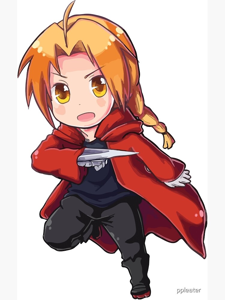 "Edward Elric Chibi - Full Metal Alchemist" Art Print by ppleater ...