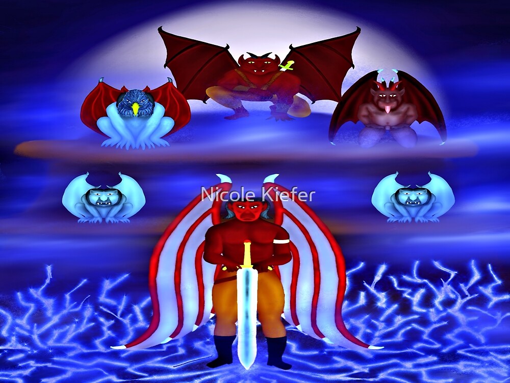 "Demon Attack" by Nicole Kiefer | Redbubble