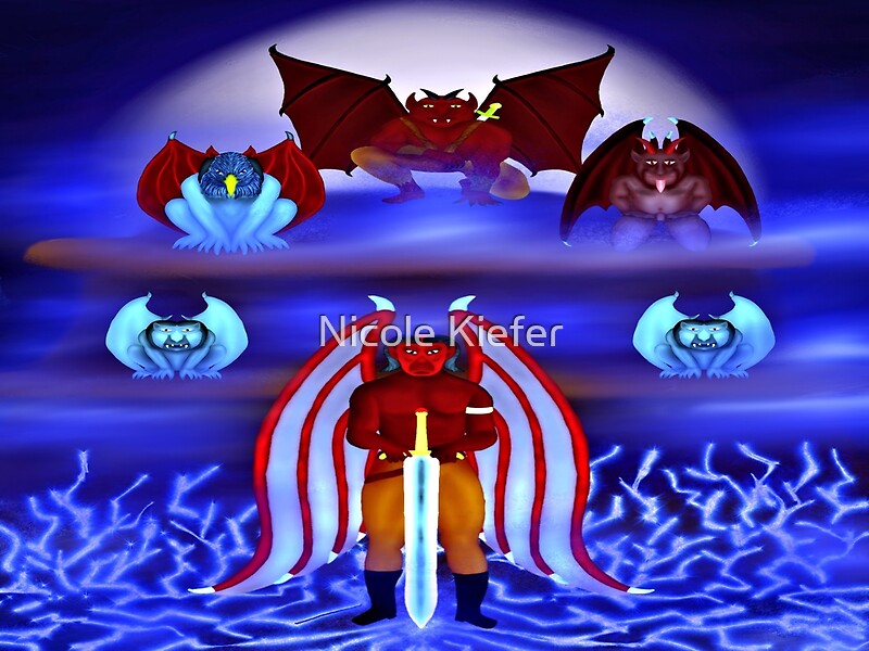 "Demon Attack" by Nicole Kiefer | Redbubble
