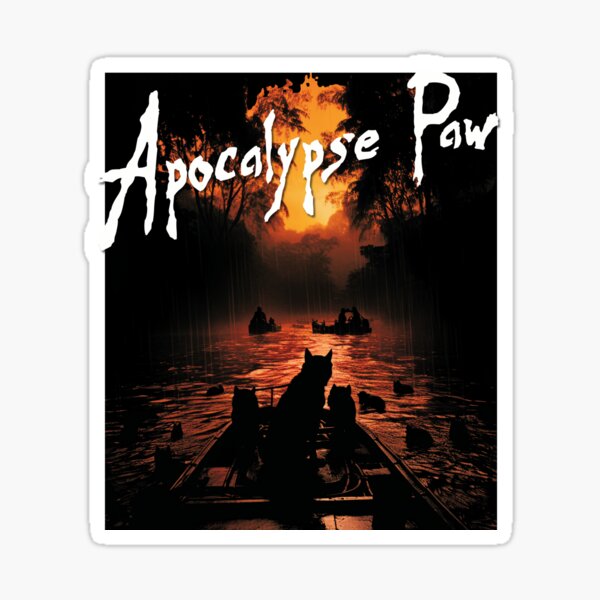 "Apocalypse Paw" Sticker for Sale by Famous-Breeds | Redbubble