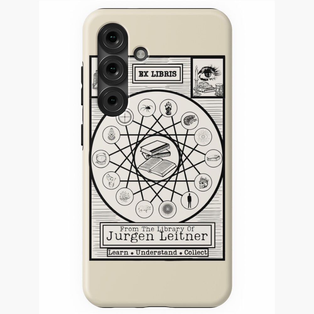 "Jurgen Leitner Bookkplate" Sticker for Sale by Chaosauce | Redbubble