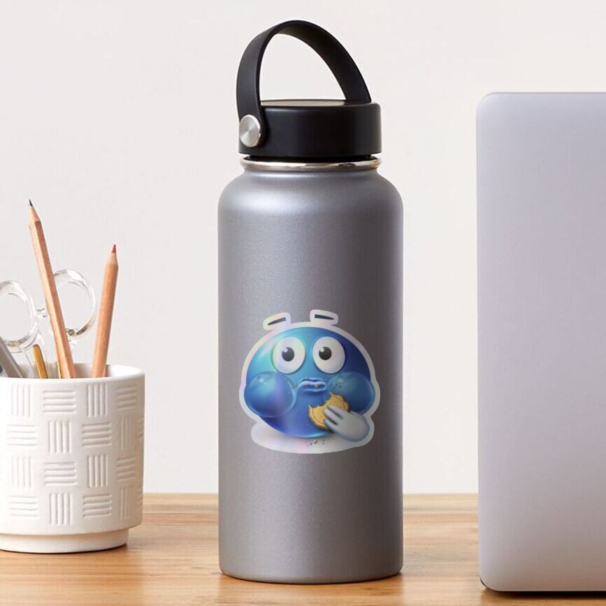 "Emoji Eating Cookie Meme" Sticker for Sale by gsill | Redbubble