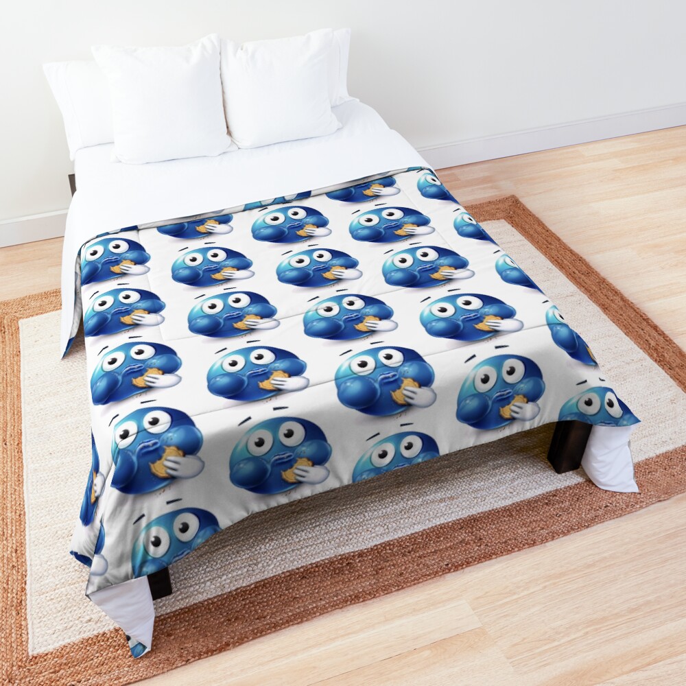 "Emoji Eating Cookie Meme" Sticker for Sale by gsill | Redbubble