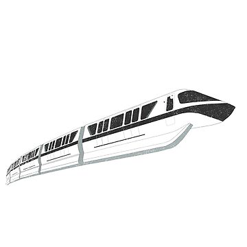 "Weathered Monorail" Art Print for Sale by FandomTrading | Redbubble