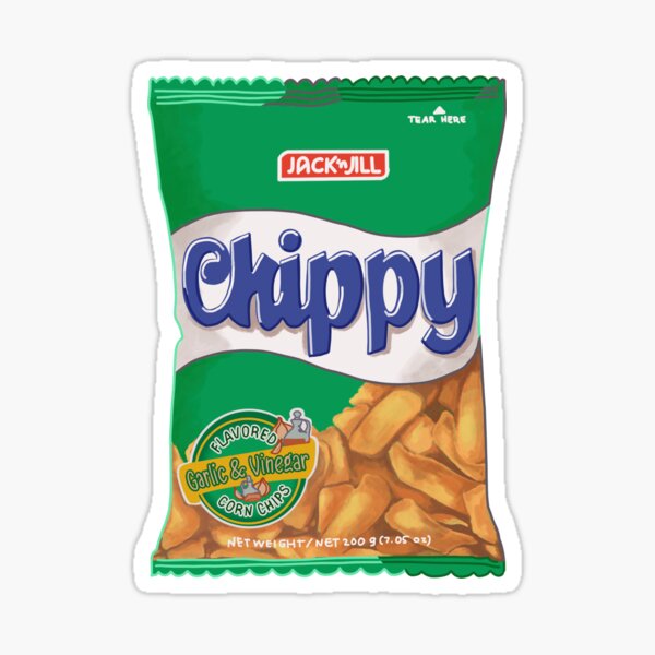 "Chippy Sticker (Garlic & Vinegar flavor)" Sticker for Sale by ...