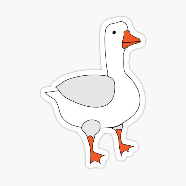 "Goose Cartoon" Sticker for Sale by admiralari | Redbubble