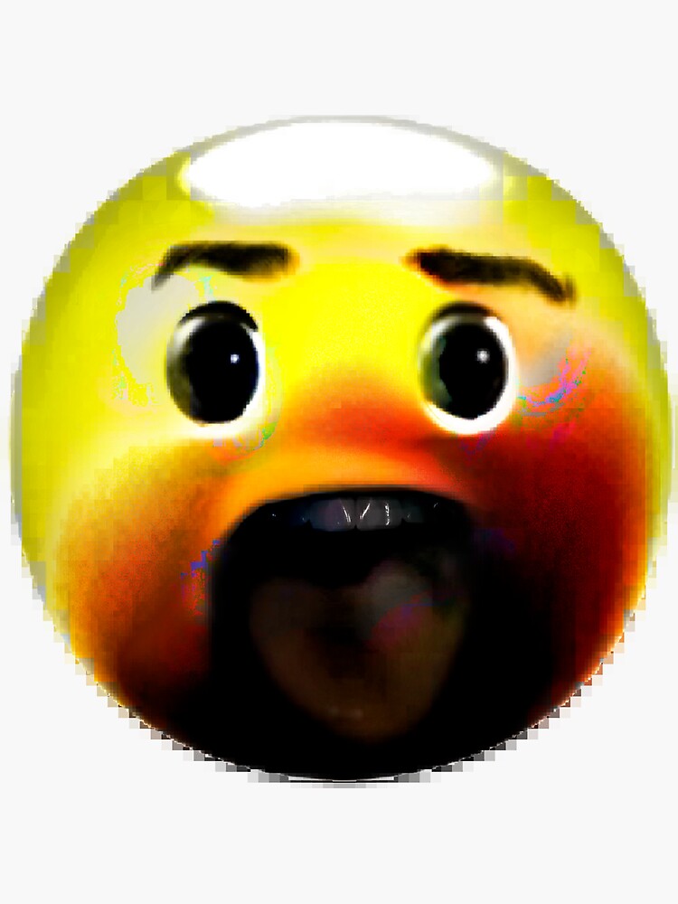 "Foul Emoji" Sticker for Sale by cheddar-baby | Redbubble