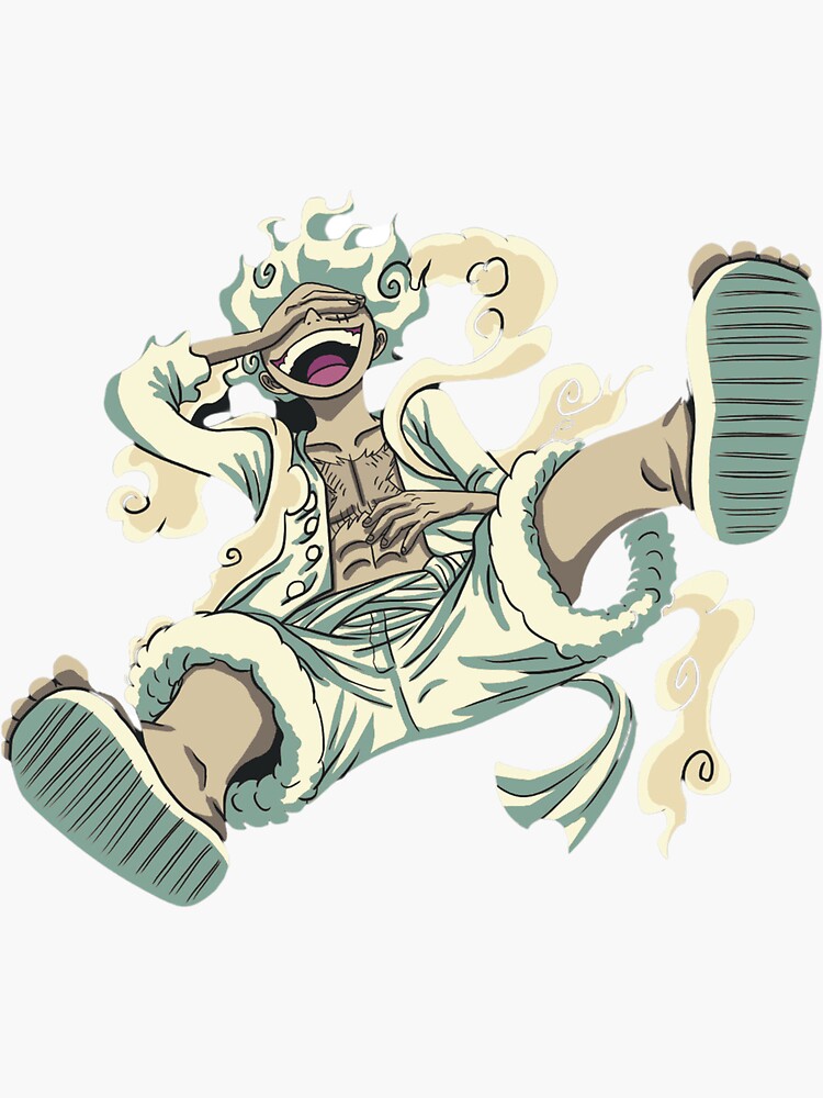 "Monkey D. Luffy - Gear 5 " Sticker by animestoreTN | Redbubble