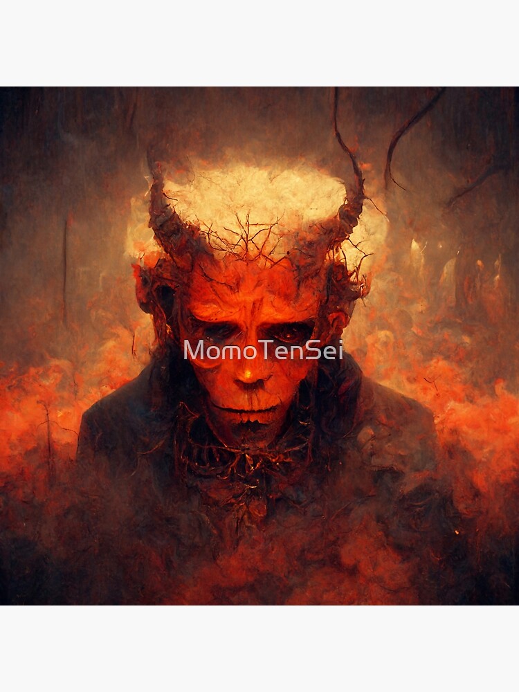 "Sad Demon" Poster for Sale by MomoTenSei | Redbubble