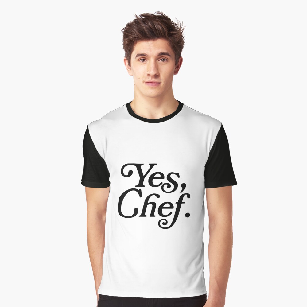 "Yes Chef" Sticker for Sale by skyfesva | Redbubble