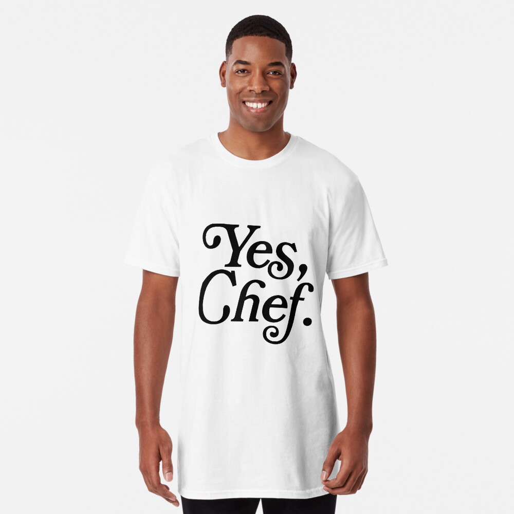 "Yes Chef" Sticker for Sale by skyfesva | Redbubble
