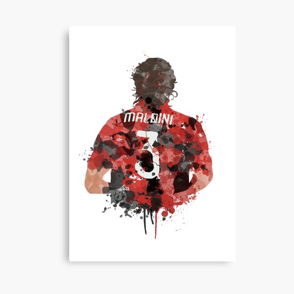 "Paolo Maldini A.C. Milan Legend Art" Canvas Print for Sale by ...