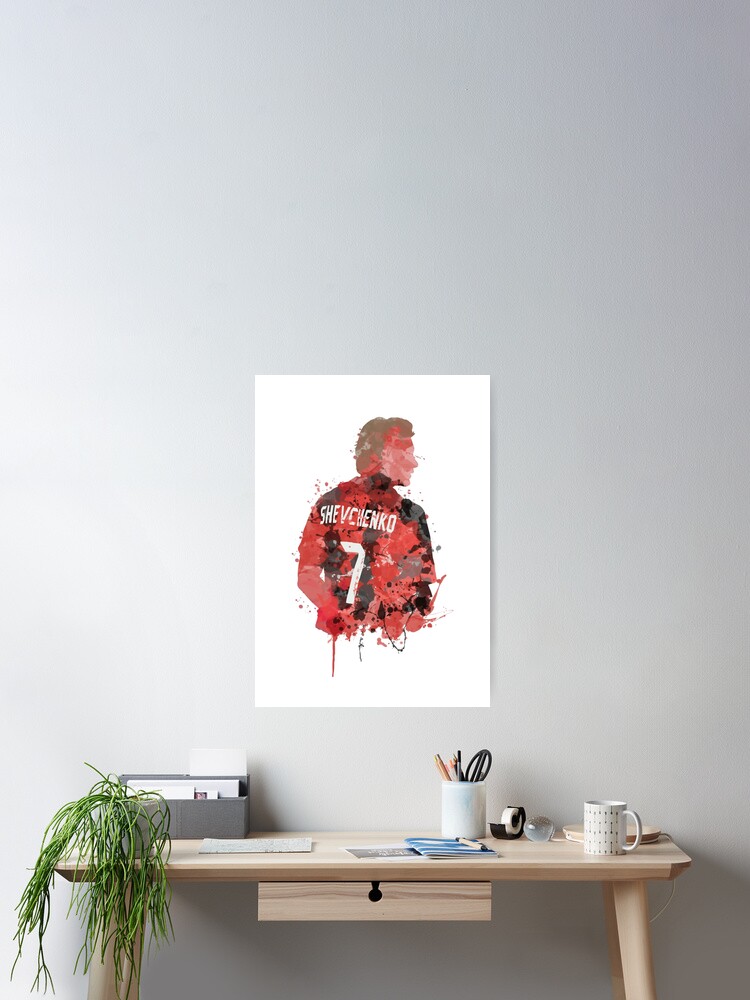 "Andriy Shevchenko A.C. Milan Legend Art" Poster for Sale by ...