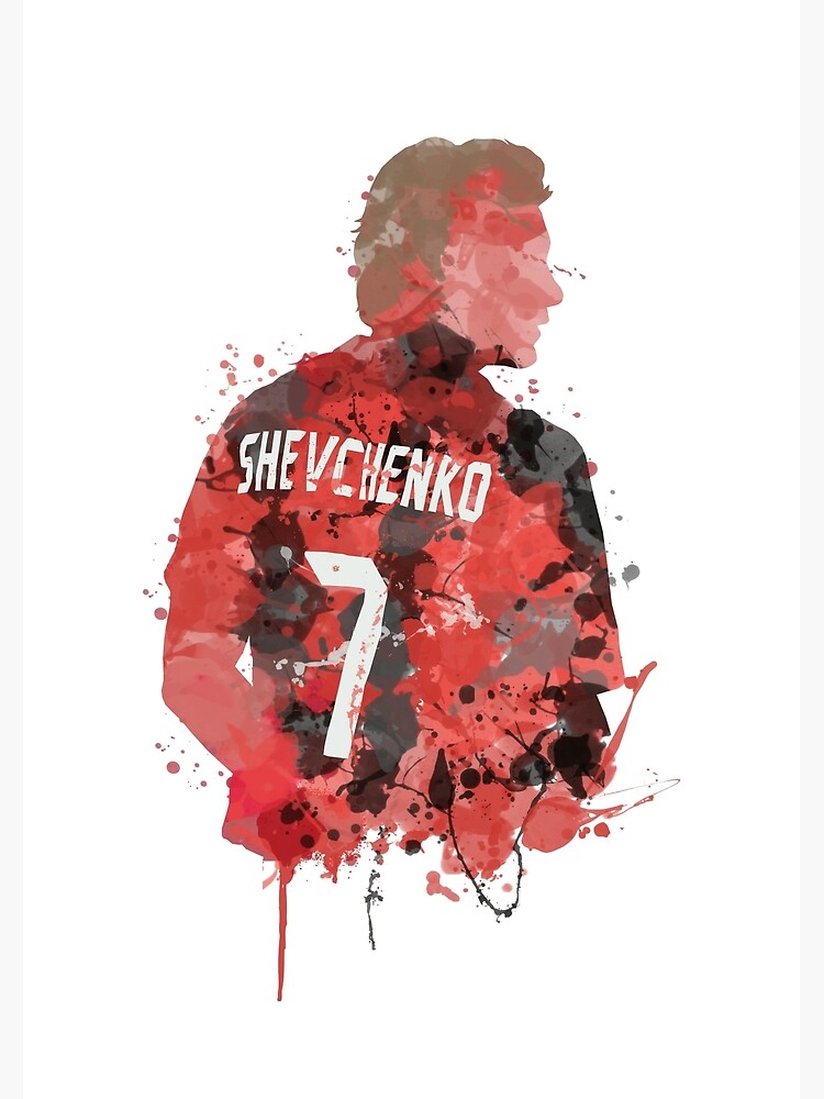 "Andriy Shevchenko A.C. Milan Legend Art" Poster for Sale by ...