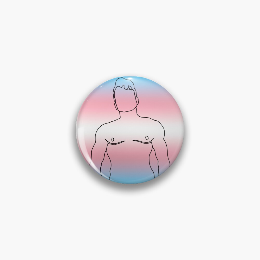 "Trans Man Line Drawing" Sticker for Sale by astarrett | Redbubble