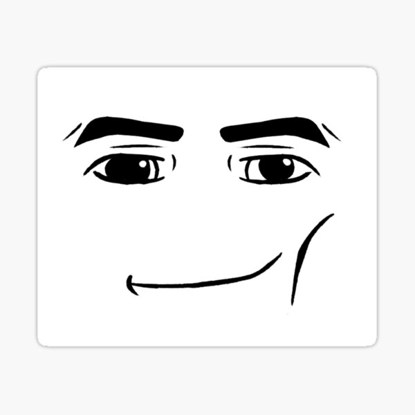 "The Man Face" Sticker for Sale by FreddyFoozbear | Redbubble