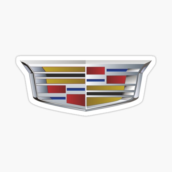 "Cadillac Logo" Sticker for Sale by joeydurroth | Redbubble