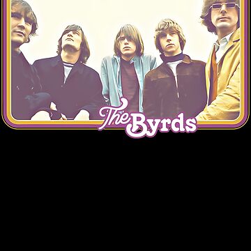 Sticker for Sale mit "Die Byrds // Retro-Fan-Kunst im Vintage-Stil" von ...