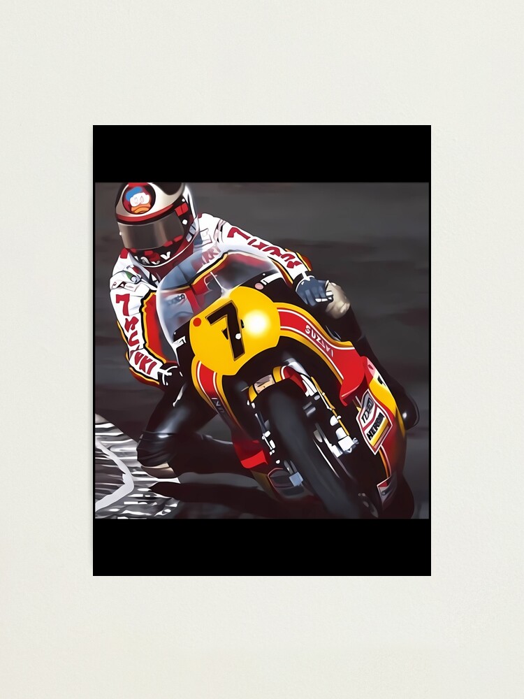 "Barry Sheene, Number 7" Photographic Print for Sale by EagleBleak ...