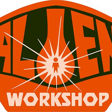 "Alien workshop logo" Sticker for Sale by Gi Ko | Redbubble