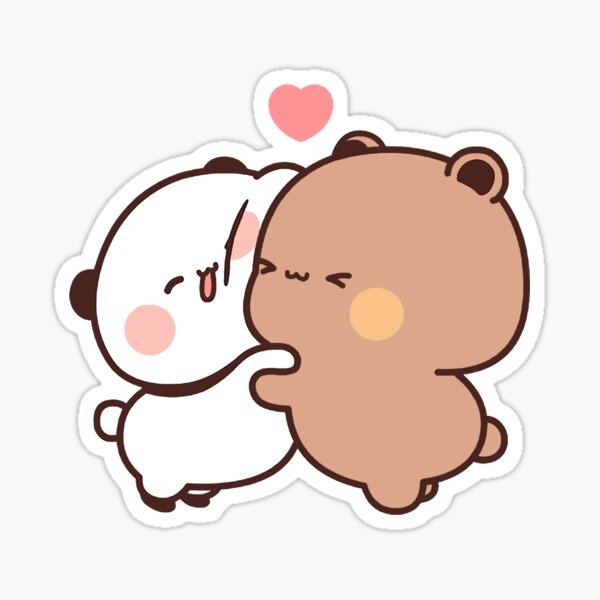 "Bubu and Dudu Hug | Bear Couple | Panda Yier | Bubu Brownie Bear ...