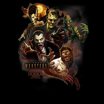 "Halloween Horror Nights HHN Universal Monsters" Bucket Hat for Sale by ...