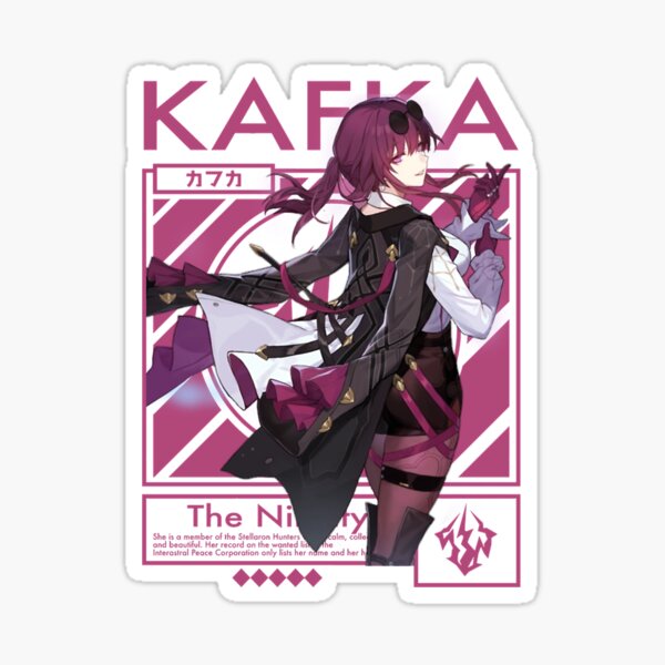 "HONKAI STAR RAIL KAFKA " Sticker for Sale by CATHERINECHAADE | Redbubble