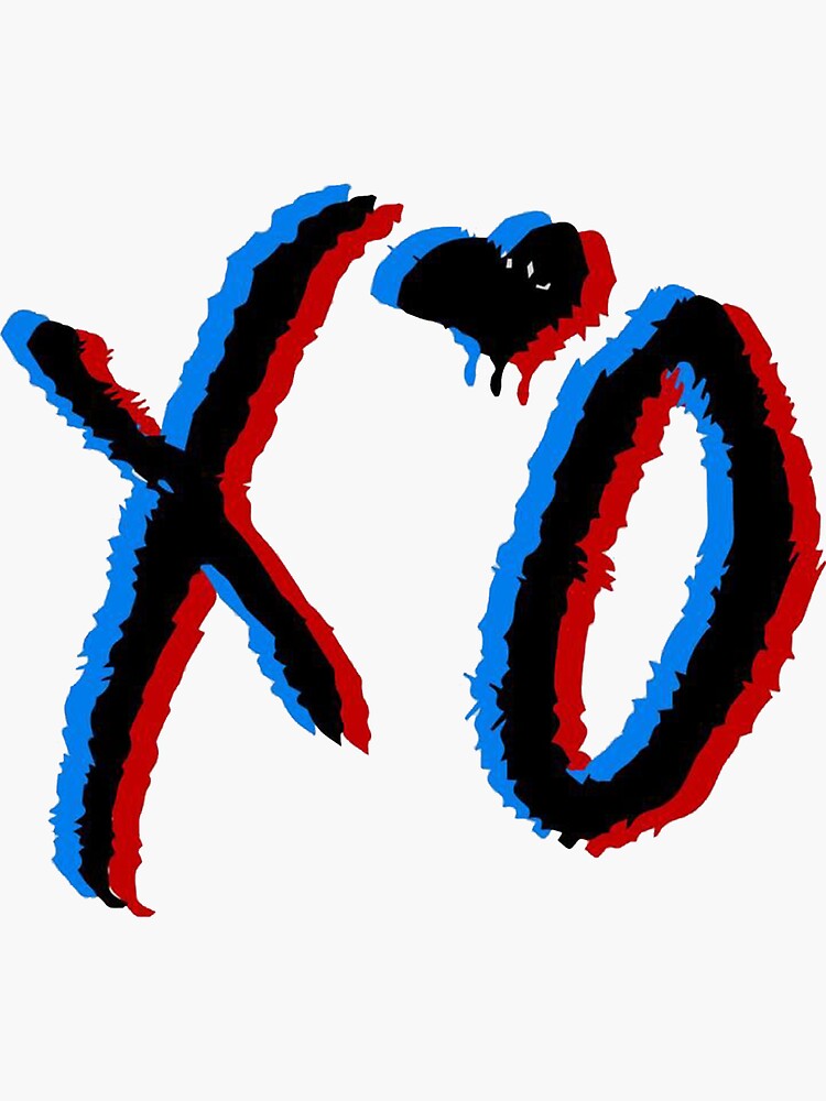 "The-Weeknd" Sticker for Sale by fallenprty | Redbubble
