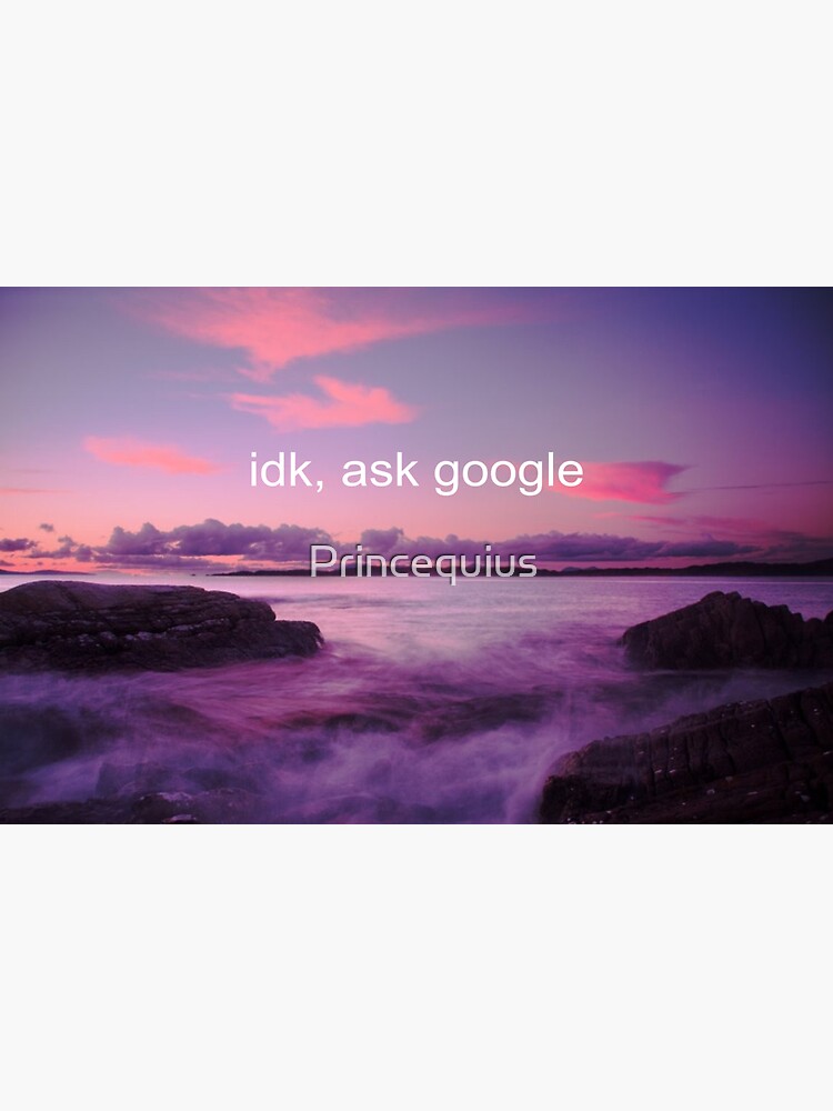 "Ask Google" Sticker by Princequius | Redbubble